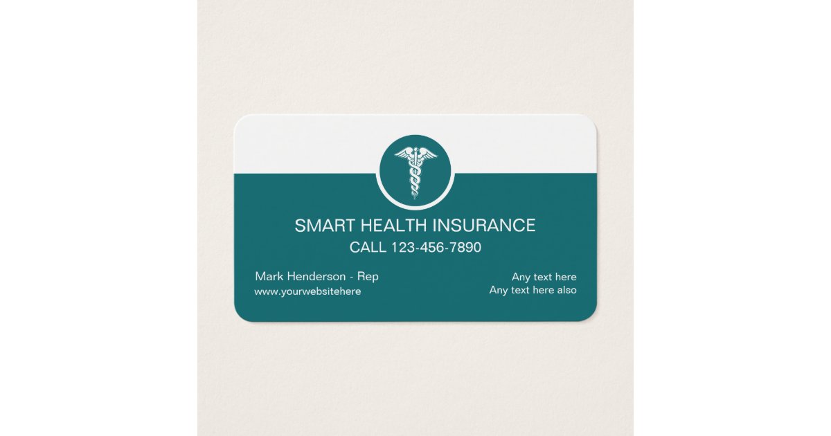 Health Insurance Business Cards | Zazzle.com