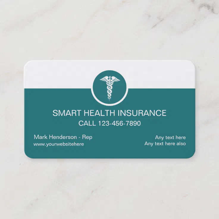Health Insurance Business Cards | Zazzle