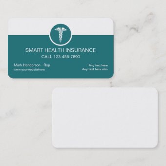 Health Insurance Business Cards | Zazzle