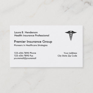Insurance Agent Business Cards - Business Card Printing | Zazzle