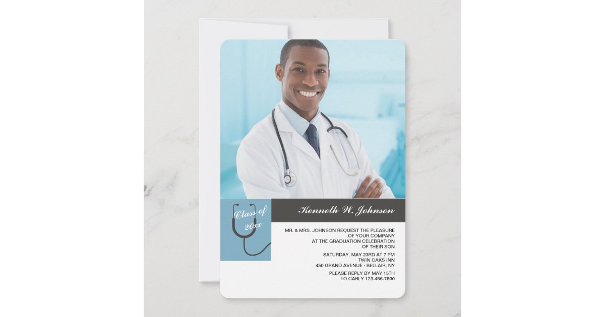 Health Provider Photo Invitation | Zazzle