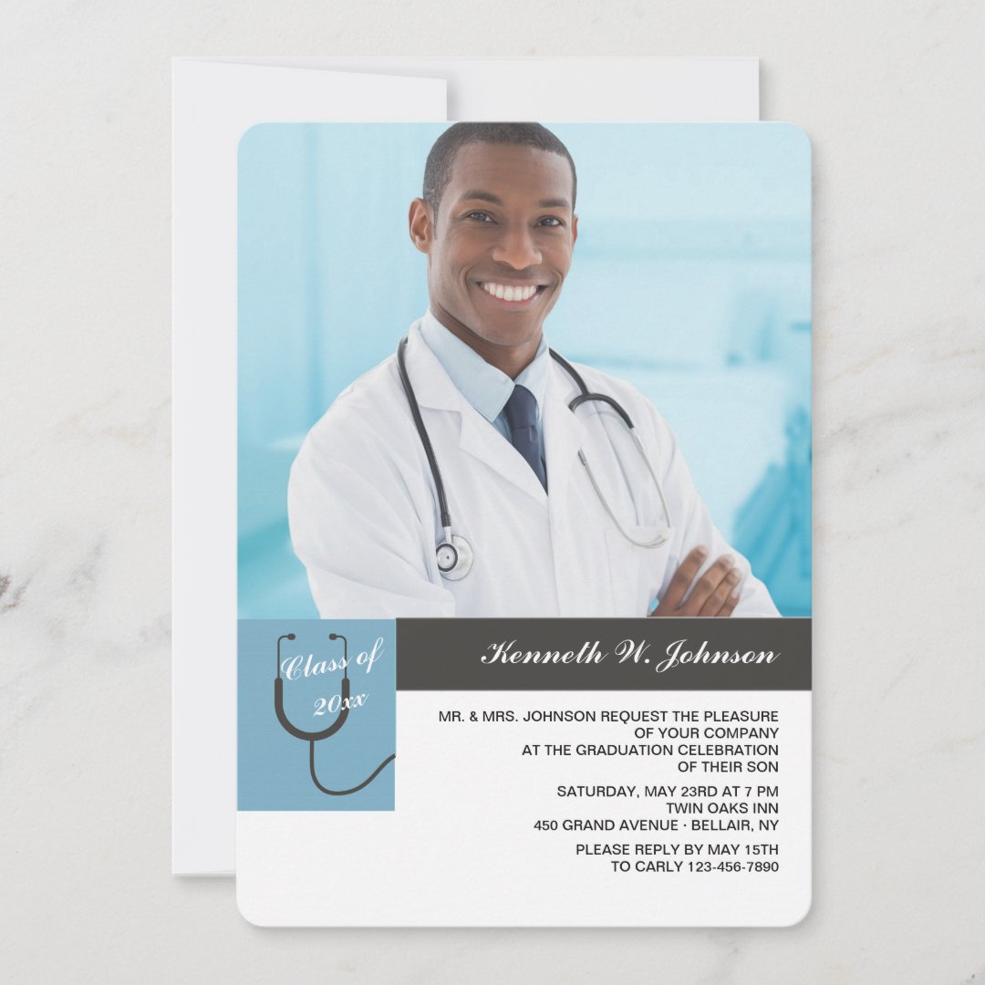 Health Provider Photo Invitation | Zazzle
