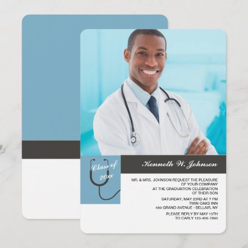 Health Provider Photo Invitation | Zazzle