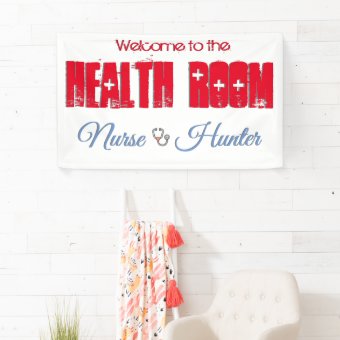 Health Room Welcome Sign Customizable | Zazzle