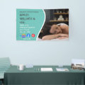 health spa poster flyer wellness center gym fit si banner | Zazzle