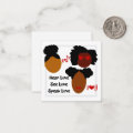 Hear Love, See Love, Speak Love Flat Card | Zazzle