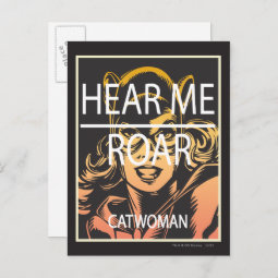Hear Me Roar Postcard | Zazzle