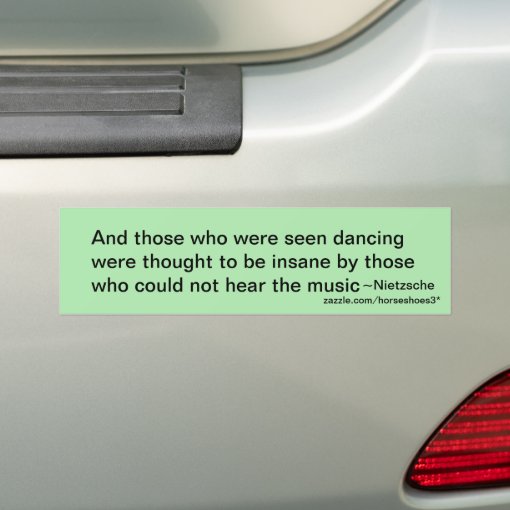 Hear the Music - bumper sticker | Zazzle