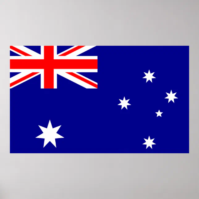 Heard Island and McDonald Islands flag Poster | Zazzle