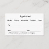 Hearing Aids And Audiology Appointment Business Card | Zazzle