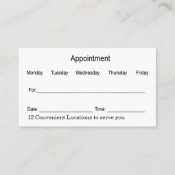Hearing Aids And Audiology Appointment Business Card | Zazzle