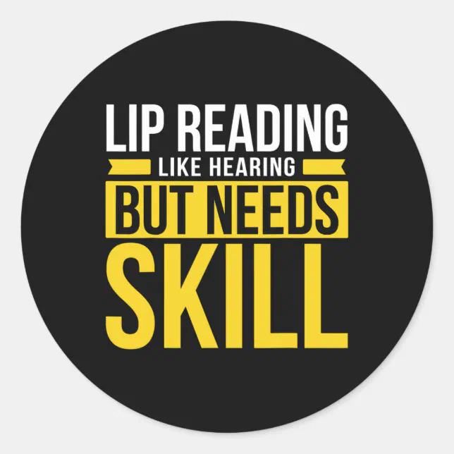 Hearing - Deaf - Unable To Hear - Deaf Awareness A Classic Round ...