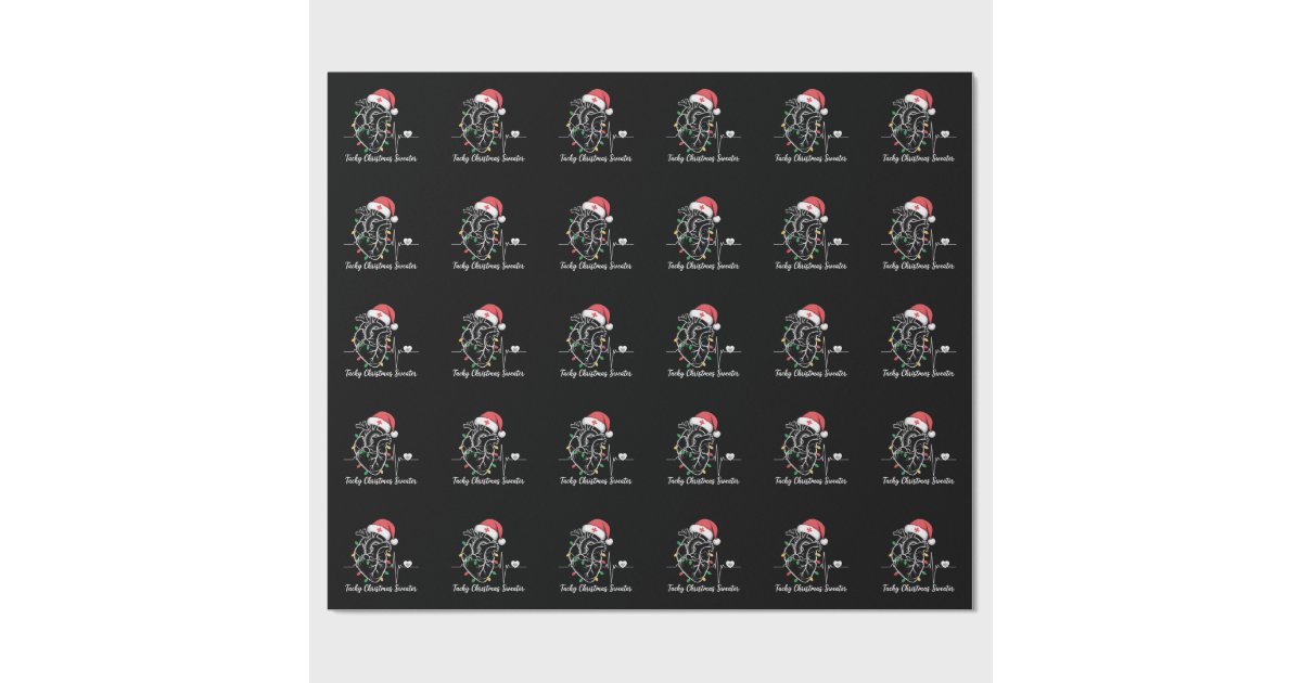 Heart Anatomy Christmas Nurse Cardiac Tachy Xmas Wrapping Paper | Zazzle