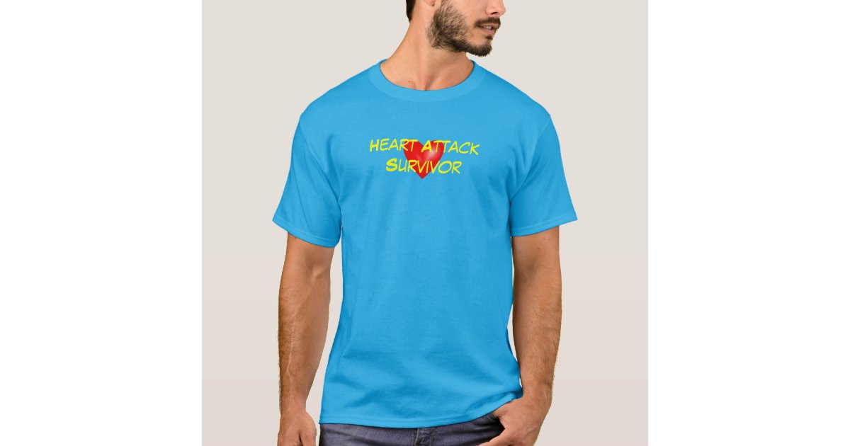 Heart Attack Survivor T-Shirt | Zazzle