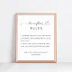 Heart Dance Floor Rules Minimalist Wedding Sign | Zazzle