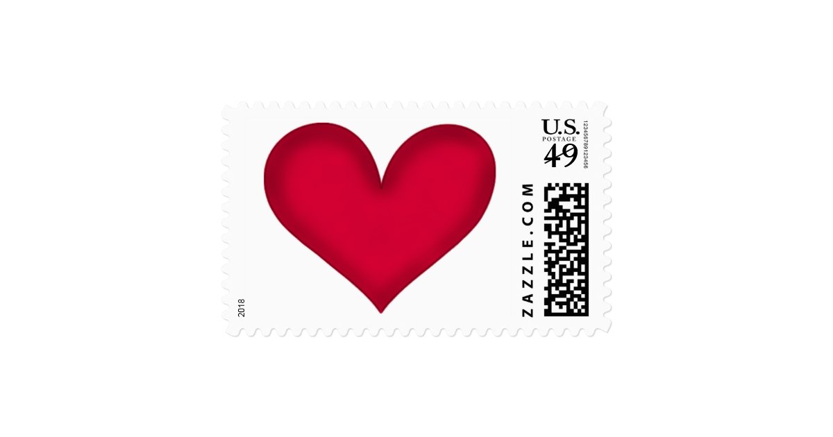 heart design postage | Zazzle