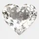 Heart Diamond Print Sticker | Zazzle
