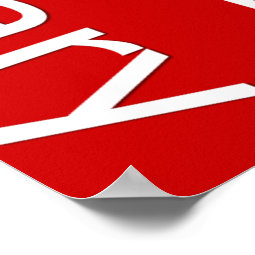 Heart Disease Awareness Month Ribbon Poster | Zazzle