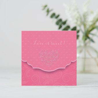 Heart Filigree Invitation | Zazzle
