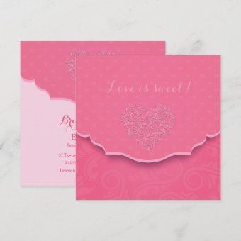 Heart Filigree Invitation | Zazzle