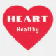 Heart Healthy Red Hearts Heart Sticker | Zazzle
