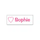 Heart Love Sophie (Name) Self-inking Stamp | Zazzle