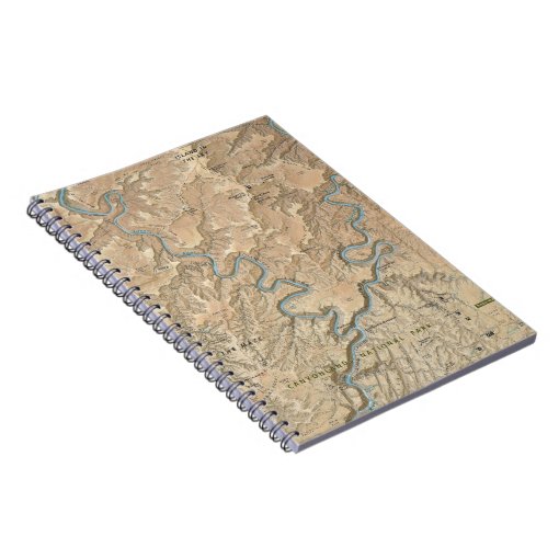 Heart of Canyonlands (Utah) map notebook | Zazzle