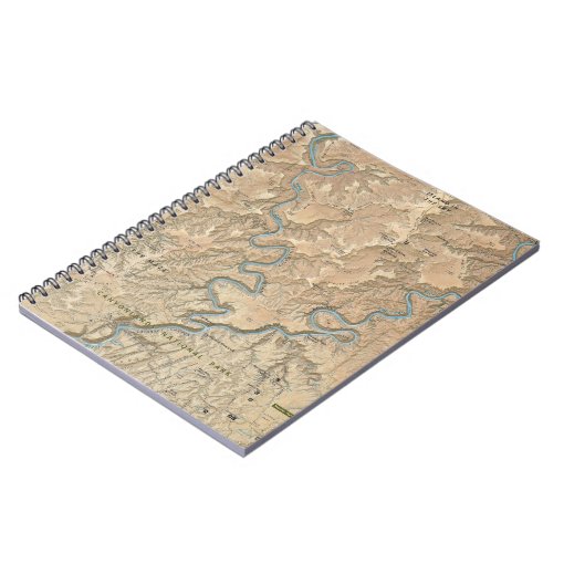 Heart of Canyonlands (Utah) map notebook | Zazzle