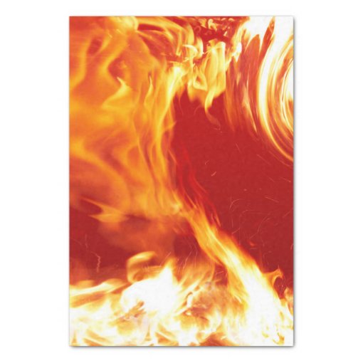 heart of fire tissue paper | Zazzle