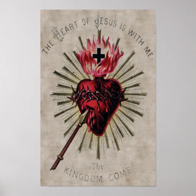 Heart Of Jesus Poster | Zazzle