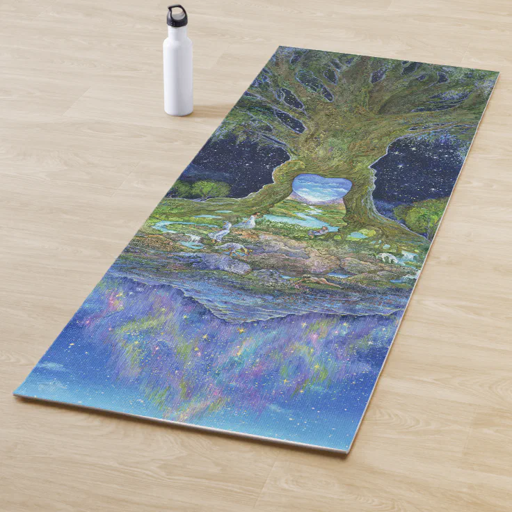 Heart of the Tree Yoga Mat | Zazzle