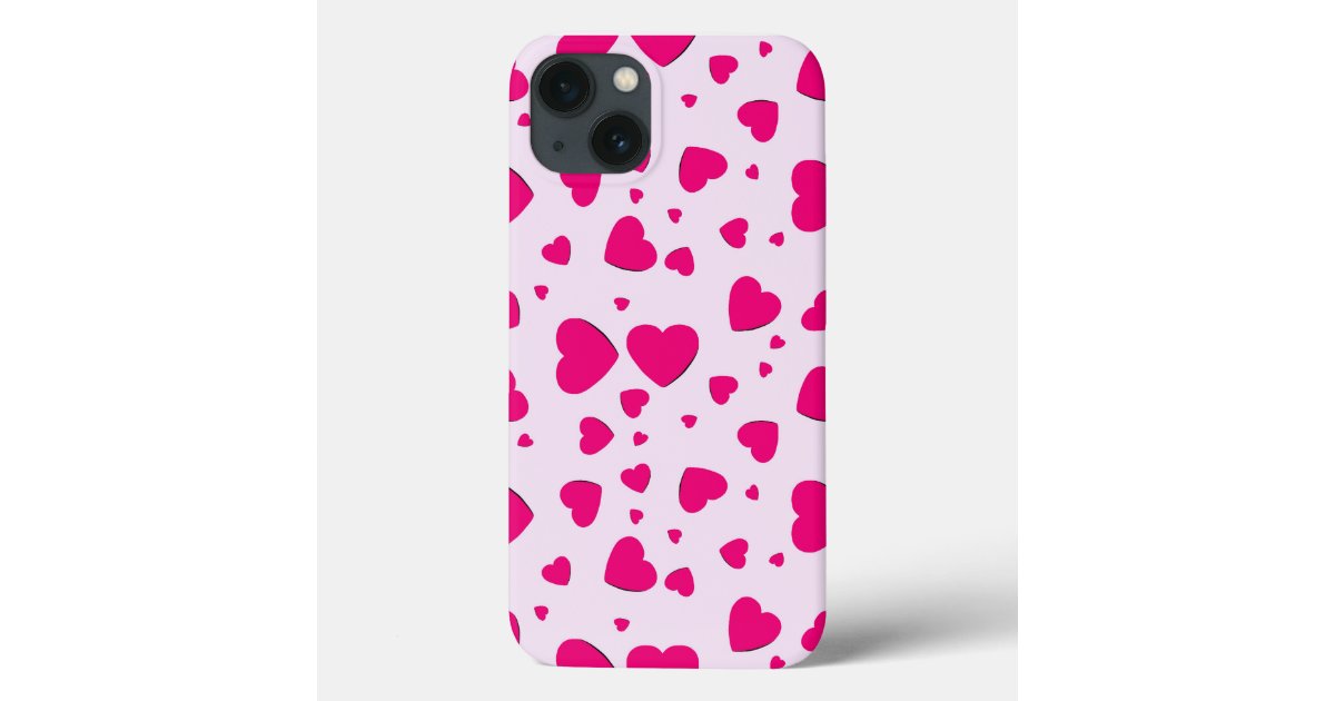 Heart pattern Case-Mate iPhone case | Zazzle