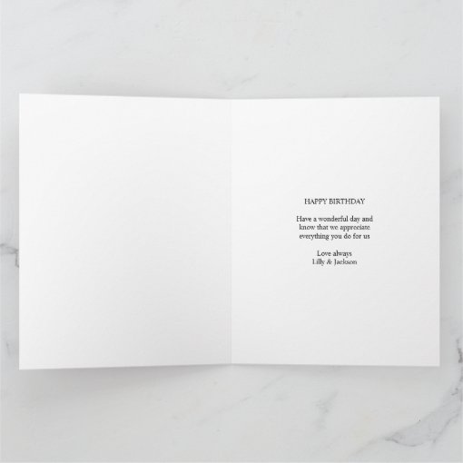 Heart Photo Collage Personalized Script Birthday Card | Zazzle