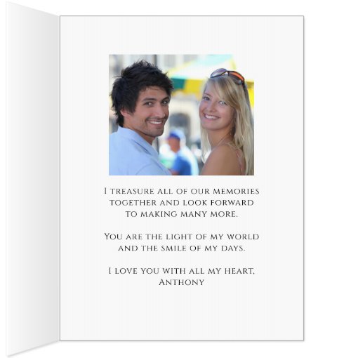 Heart Photo Collage Valentines Day Custom Text Card | Zazzle