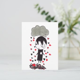 Heart Pile Postcard | Zazzle