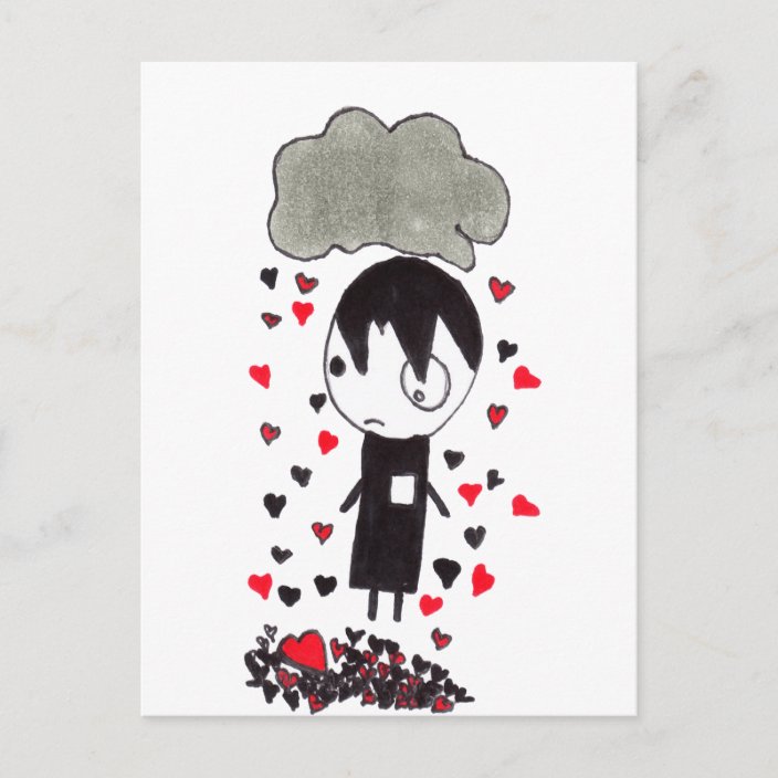 Heart Pile Postcard | Zazzle.com