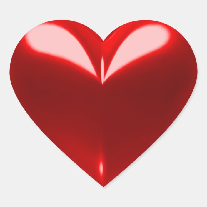 Heart red heart sticker | Zazzle.com
