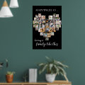 Heart Shaped Collage Happiness is Family like This Poster | Zazzle