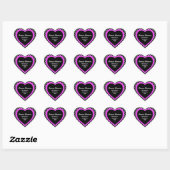 Heart Shaped Polka-dot Address Stickers | Zazzle