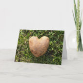 Heart Shaped Potato Card | Zazzle