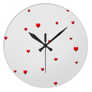 Heart Shaped Wall Clocks | Zazzle