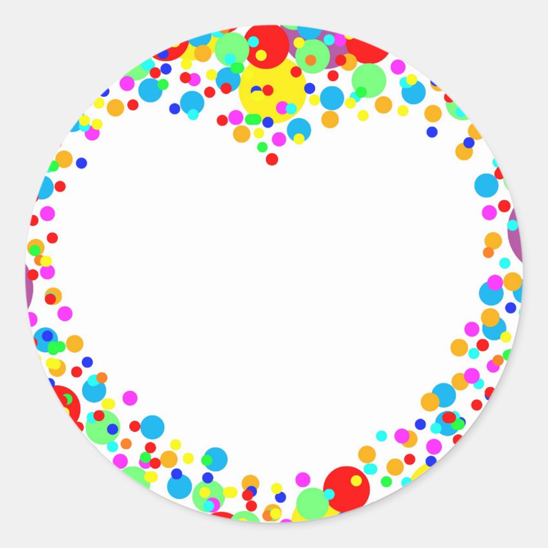 heart stiker classic round sticker | Zazzle