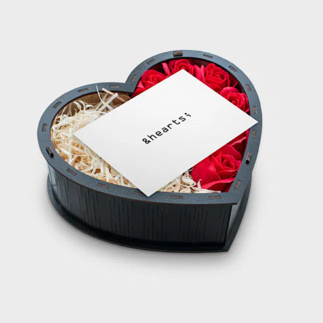 Heart Symbol in HTML Card | Zazzle