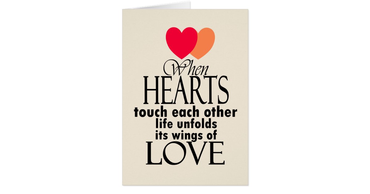 Heart Symbol Love Famous Quote On Greeting Card | Zazzle