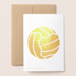 Heart Theme Netball Coach Thank You Gold Foil Card | Zazzle