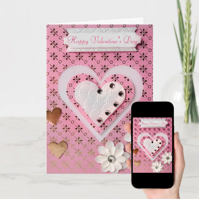 Heart Valentine's Day Card | Zazzle