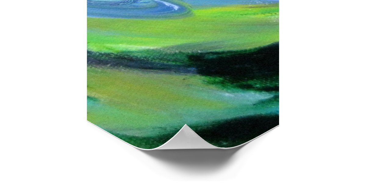 Heart with Hope Painting Art Poster Prints | Zazzle