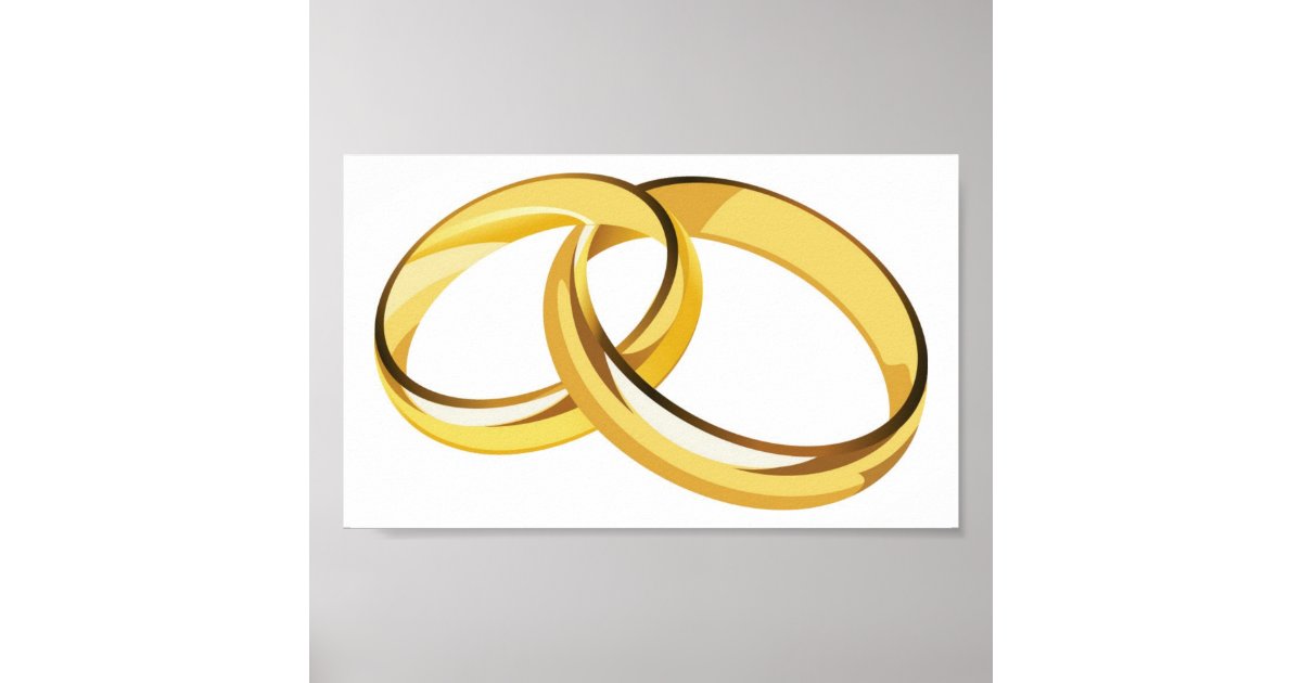hearts (7), wedding rings poster | Zazzle