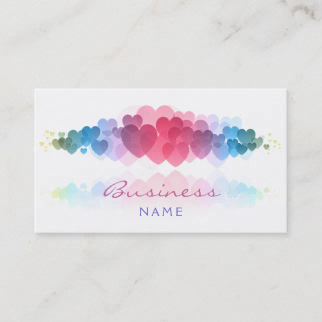 Hearts Business Card | Zazzle