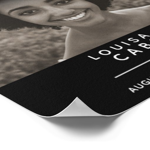 Hearts forever funeral remembrance black poster | Zazzle